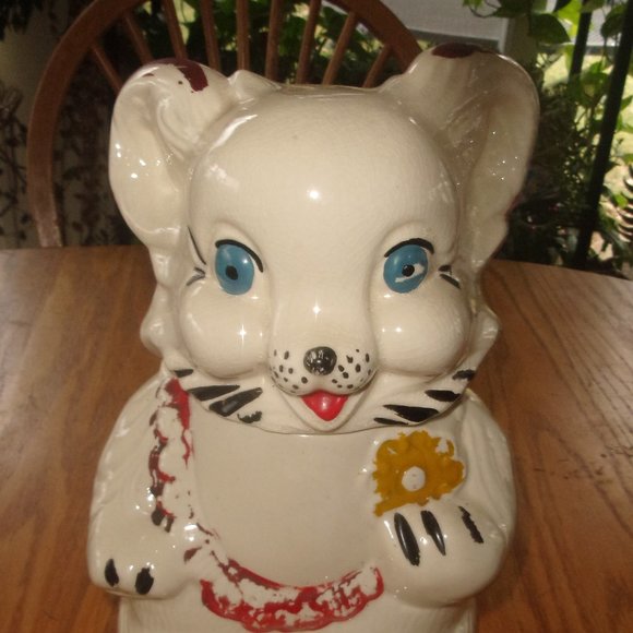 Kitchen | 194s Cookie Jar Mouse Holding Cookie | Poshmark